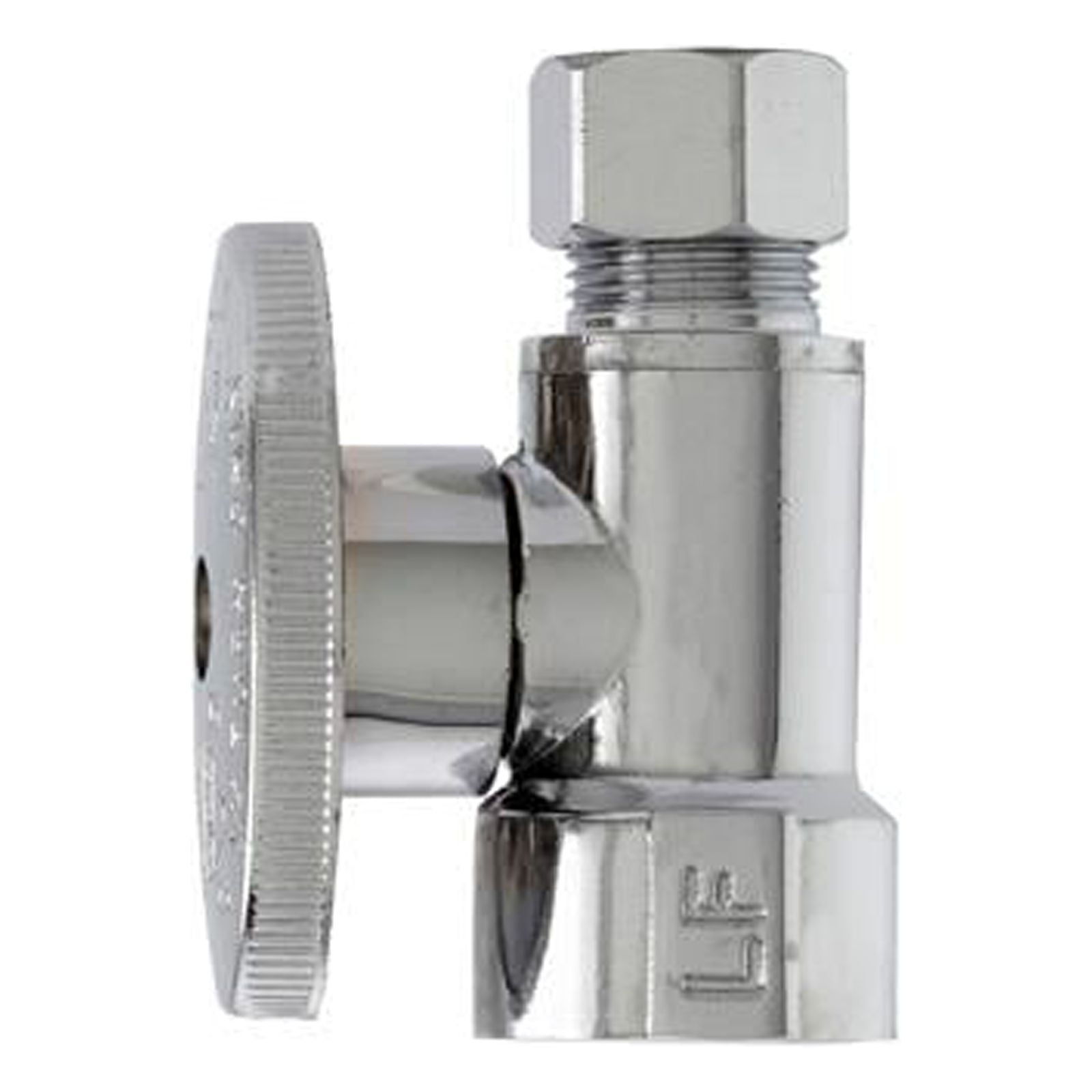 Master Plumber MP2058PCLF Straight Supply Stop Valve, Chrome, 1/2-In ...