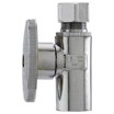 Master Plumber MP2047PCLF Angle Supply Stop Valve, 1/4 Turn, Chrome, 3/ ...