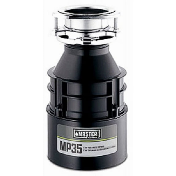 Master Plumber MP35 1/3 HP Kitchen Waste Disposer / Disposal - Quantity ...