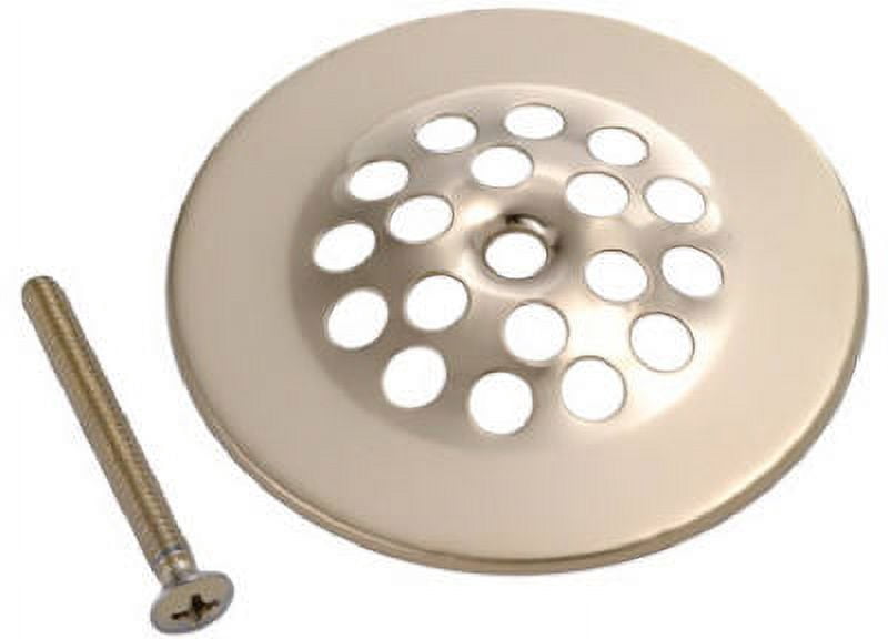 Master Plumber Polished Brass Finish Shower Drain Strainer Cover, Each ...