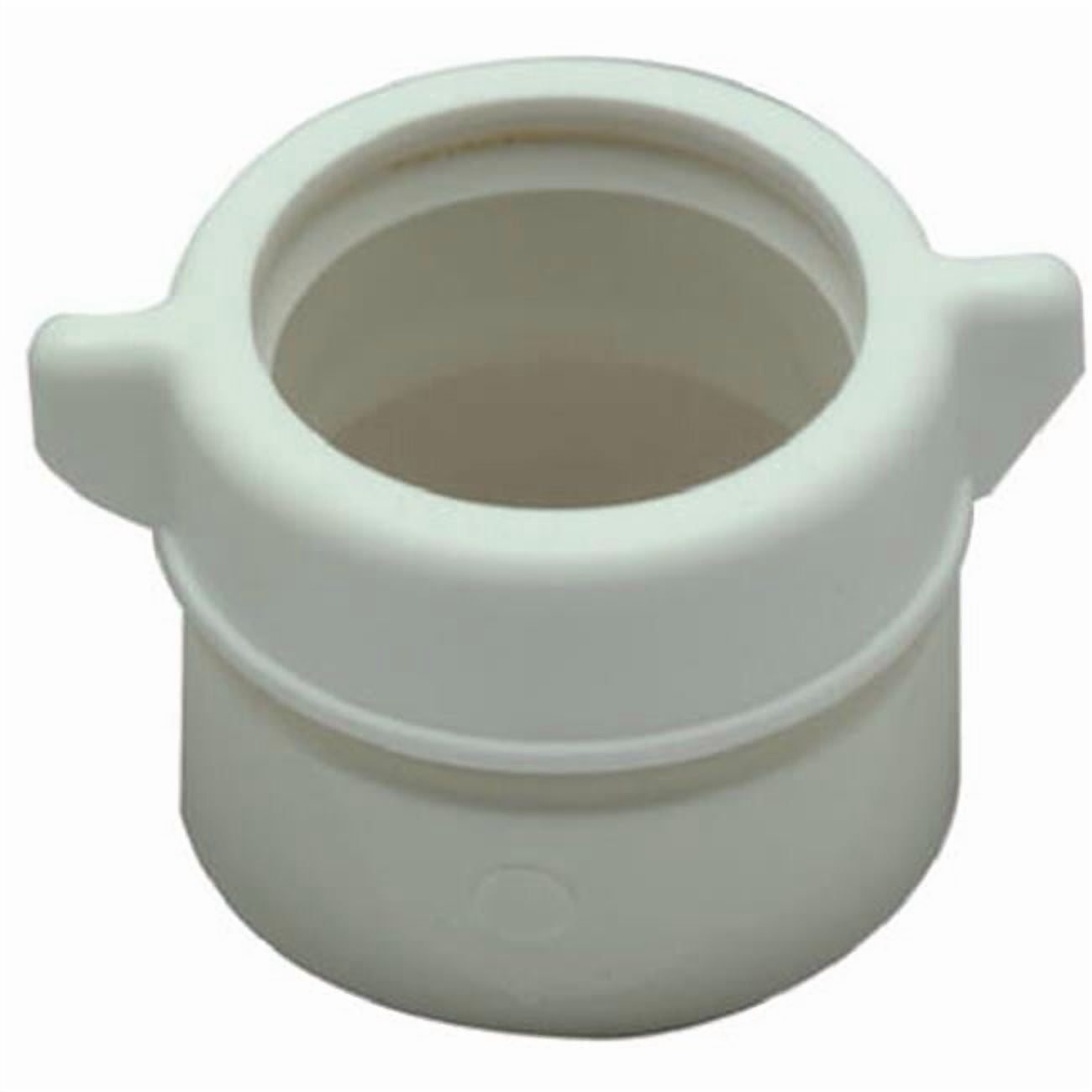 Master Plumber White Plastic Drain Pipe Adapter - White - Walmart.com