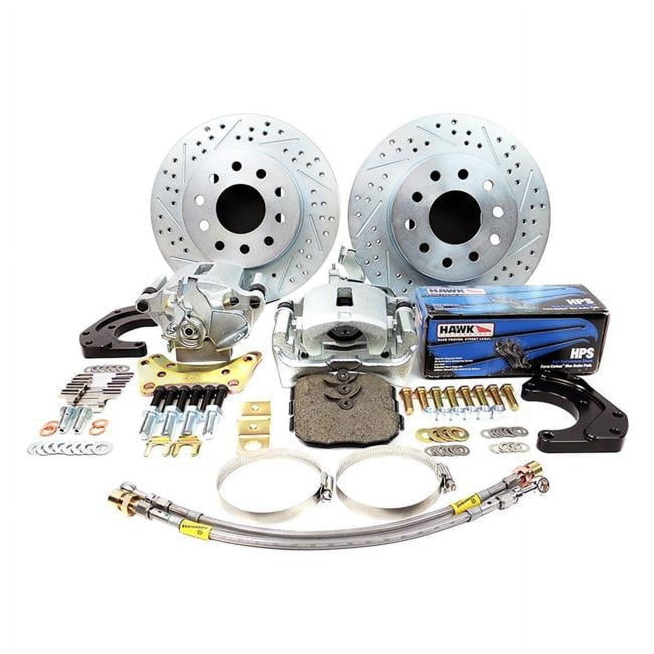 Master Power Brakes DB1792BRHP 10 & 12 Bolt Legend Series Rear Disc Brake Kit with C-Clip ...