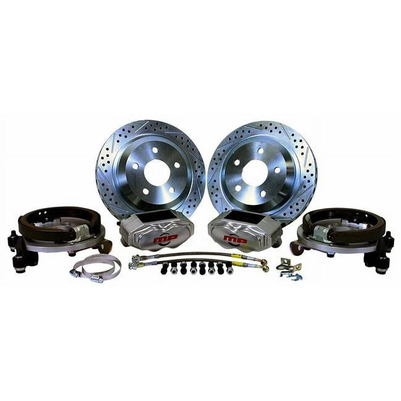 Master Power Brakes DB4735BR Rear Wheel Kit with Stock Rear Axle for ...