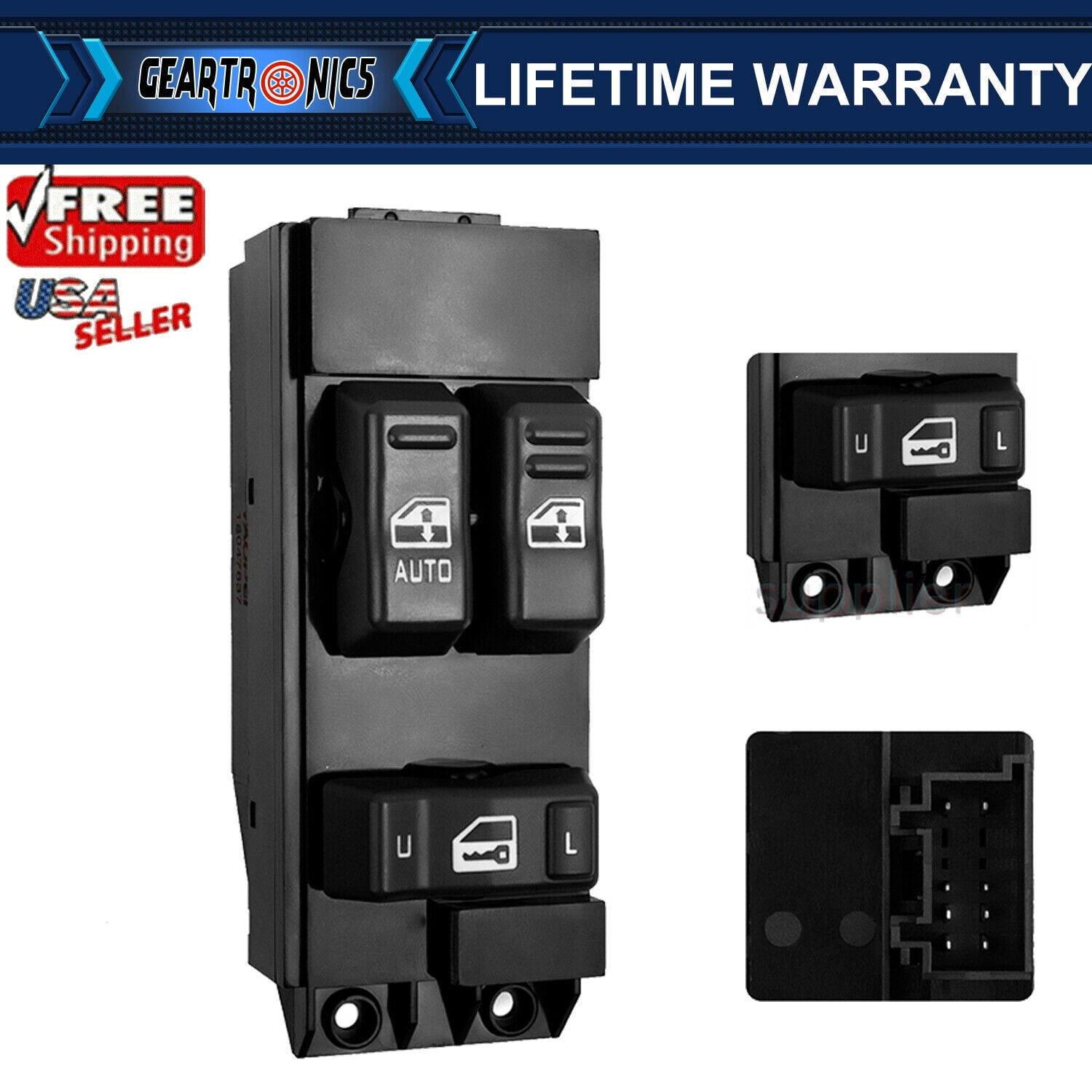 Master Driver Side Power Window Switch for 1999-2002 Chevy Silverado ...