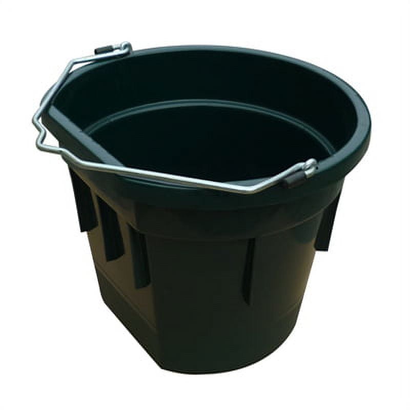 Master Rancher 20 QT Green Flat Sided Utility Bucket Polyethylene Resi ...