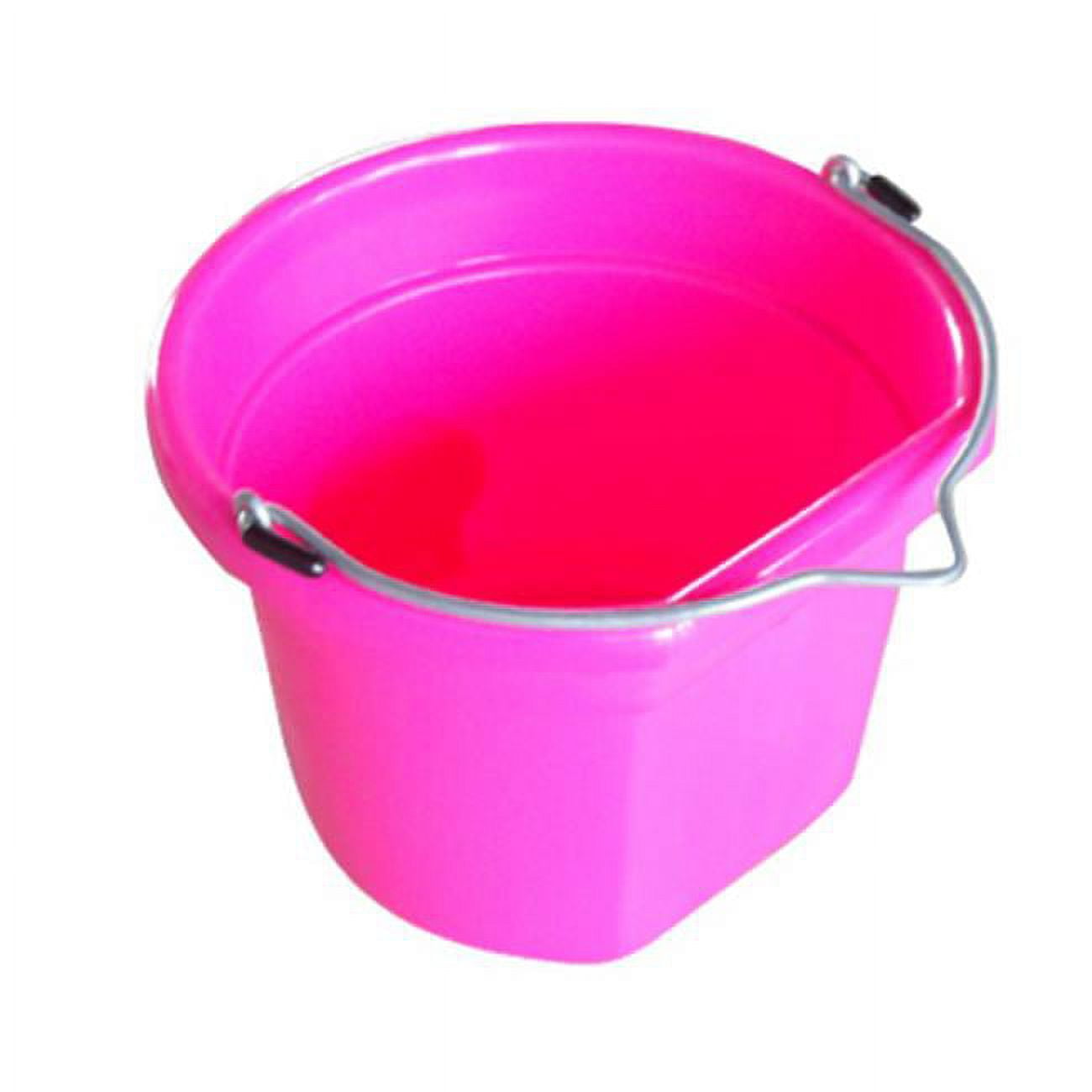Master Rancher 20 QT Hot Pink Flat Sided Utility Bucket Polyethylene R ...
