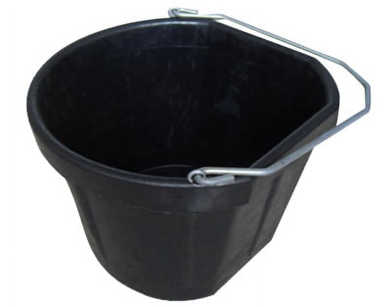 Master Rancher 20 QT Rubber Corner Bucket Heavy Duty Rubber For Streng ...