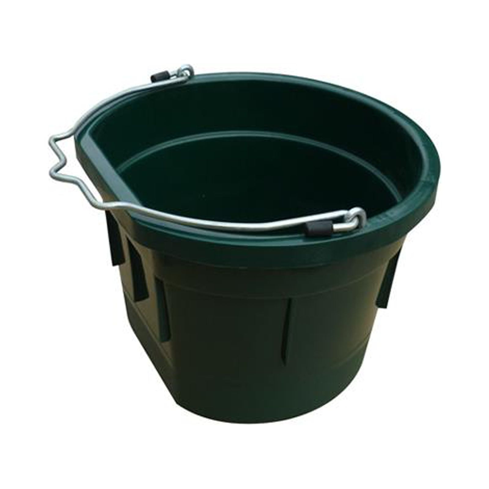Master Rancher 8 QT Green Flat Sided Utility Bucket Polyethylene Resin ...