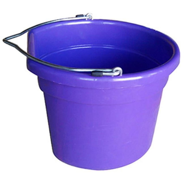 Master Rancher 8 QT Purple Flat Sided Utility Bucket Polyethylene Resi ...