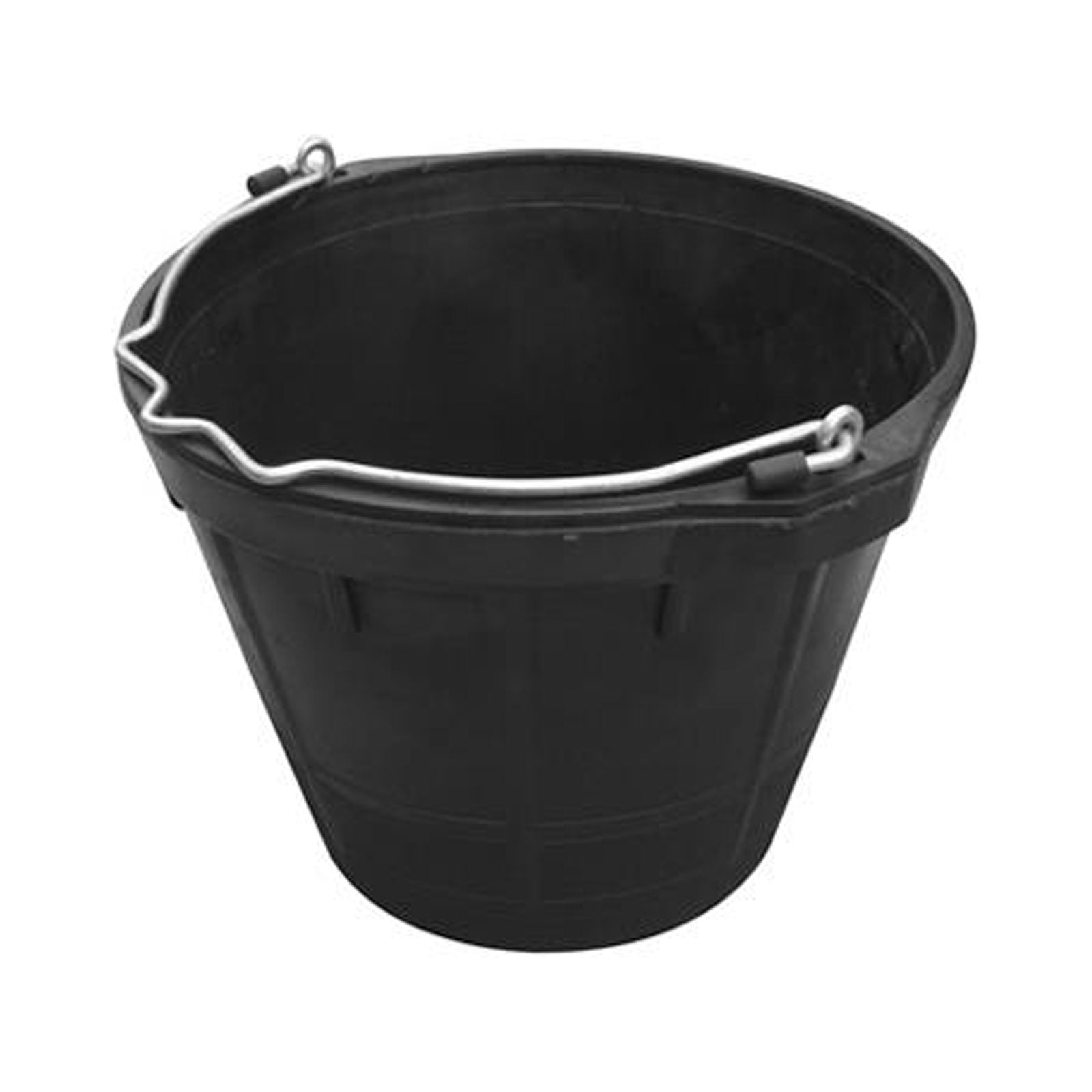 Master Rancher MR10QR/BUCK-BLK Rubber Bucket, 10-Qts. - Quantity 10 ...