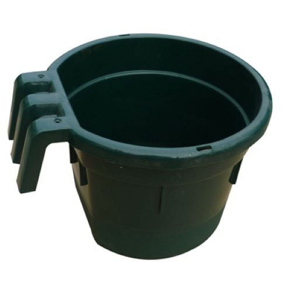 Master Rancher MR8QP/HFB-DRKGRN 8-Quart Poly Livestock Hanging Feed ...