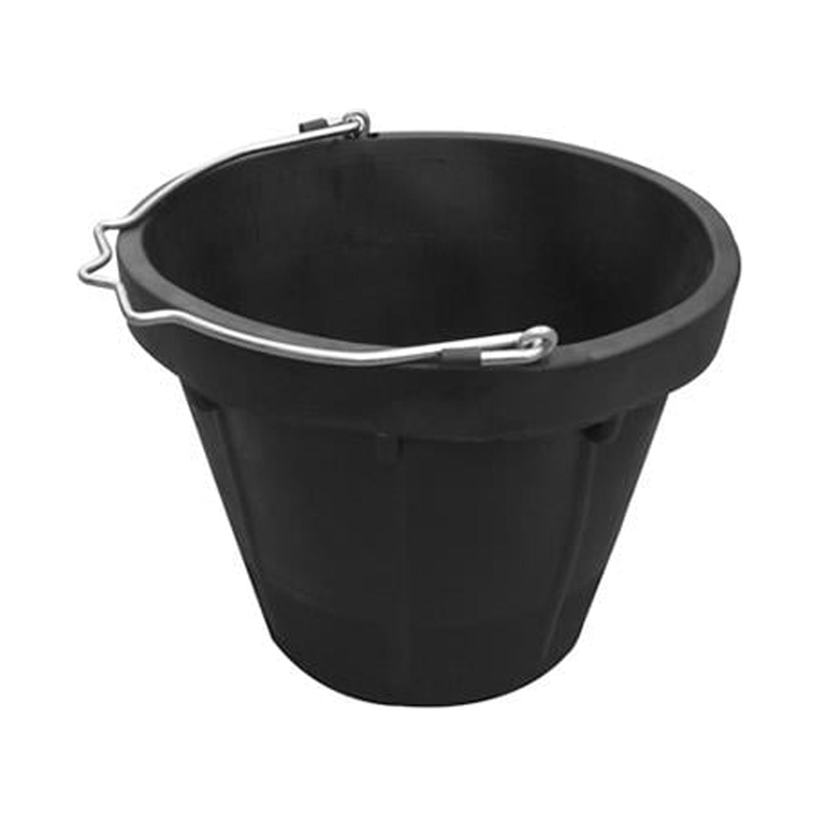 Master Rancher MR8QR/BUCK-BLK Rubber Bucket, 8-Qts. - Quantity 10 ...