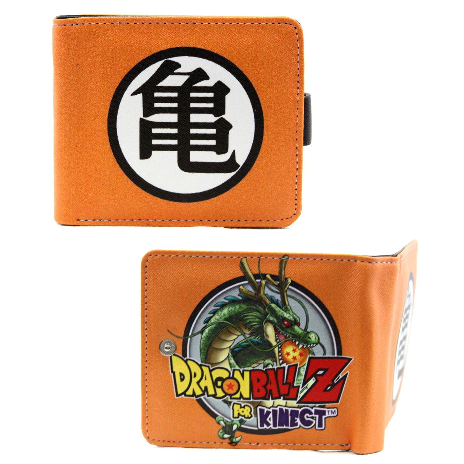 Master Roshi's Kame Symbol - DragonBall Z 4x5" Bi-Fold w/ Button Wallet ...