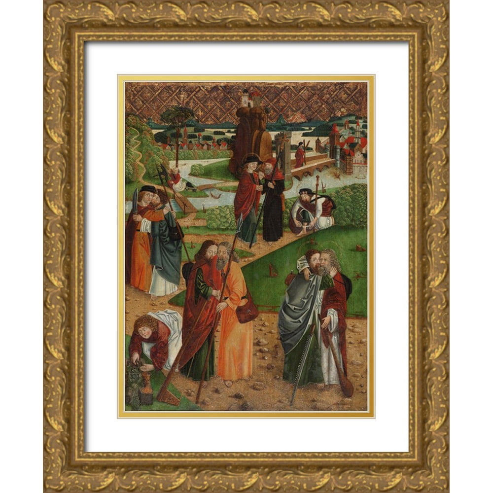 Master SH 25x32 Gold Ornate Wood Framed with Double Matting Museum Art Print Titled - The ...
