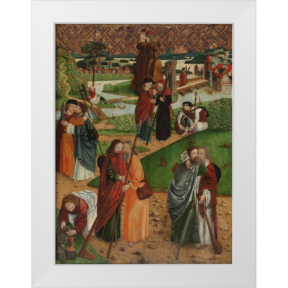 Master SH 25x32 White Modern Wood Framed Museum Art Print Titled - The ...