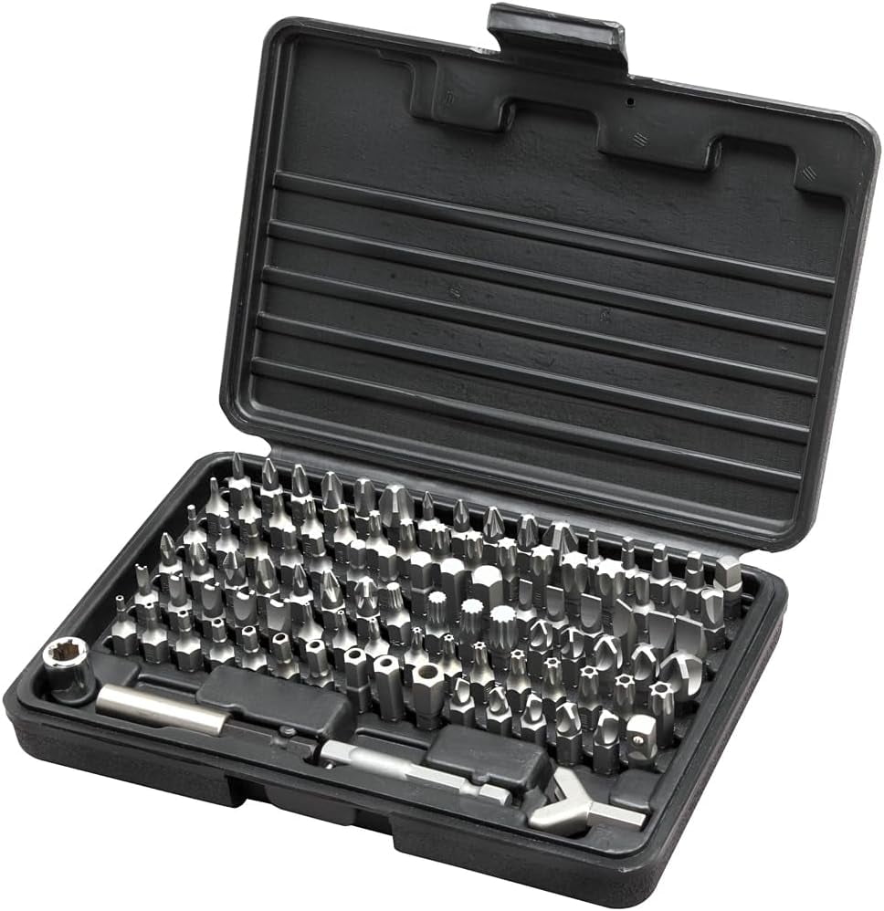 Master Screwdriver Bit Set - Professional Grade 100pc Impact Driver Bit ...