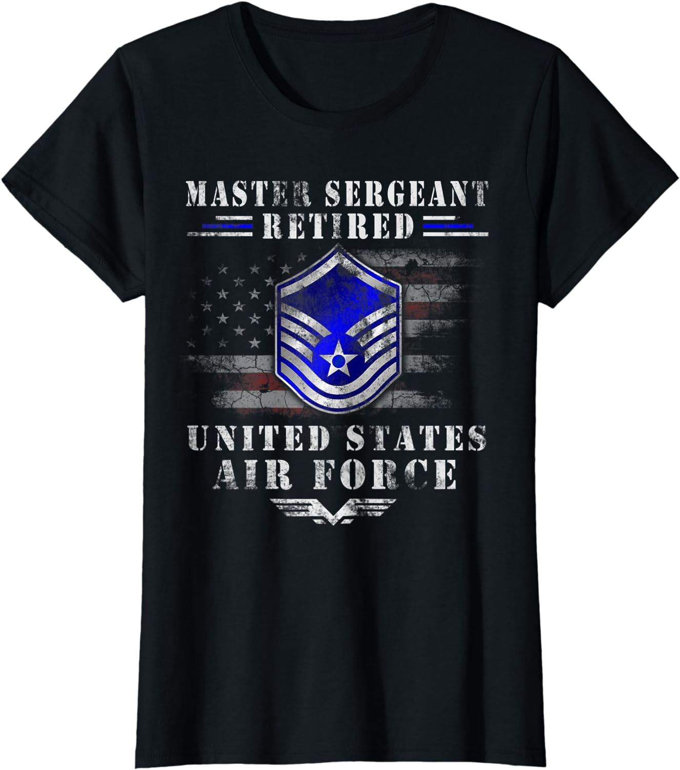 Master Sergeant Retired Air Force Military Retirement TShirt T-Shirt ...