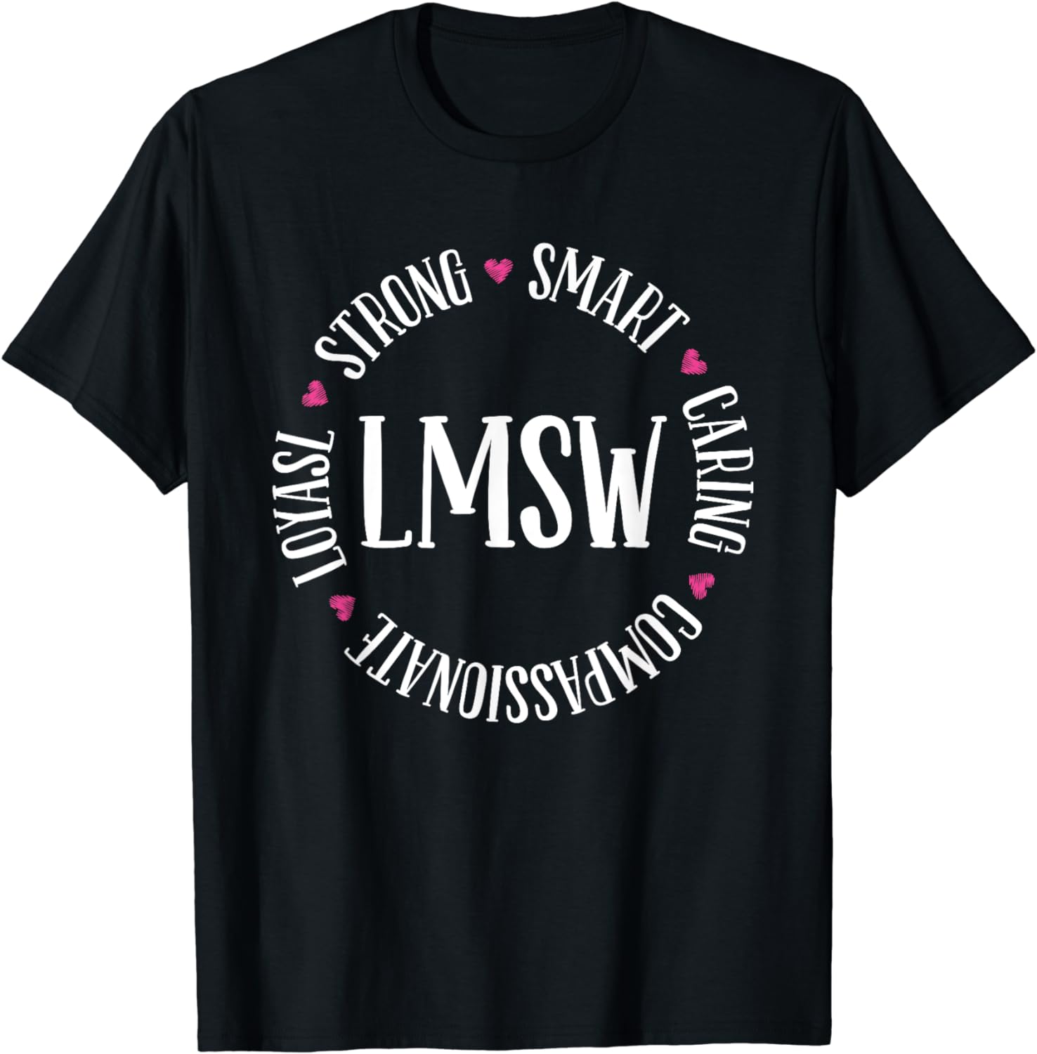 Master Social Worker Master Degree Social Work Month LMSW T-Shirt ...