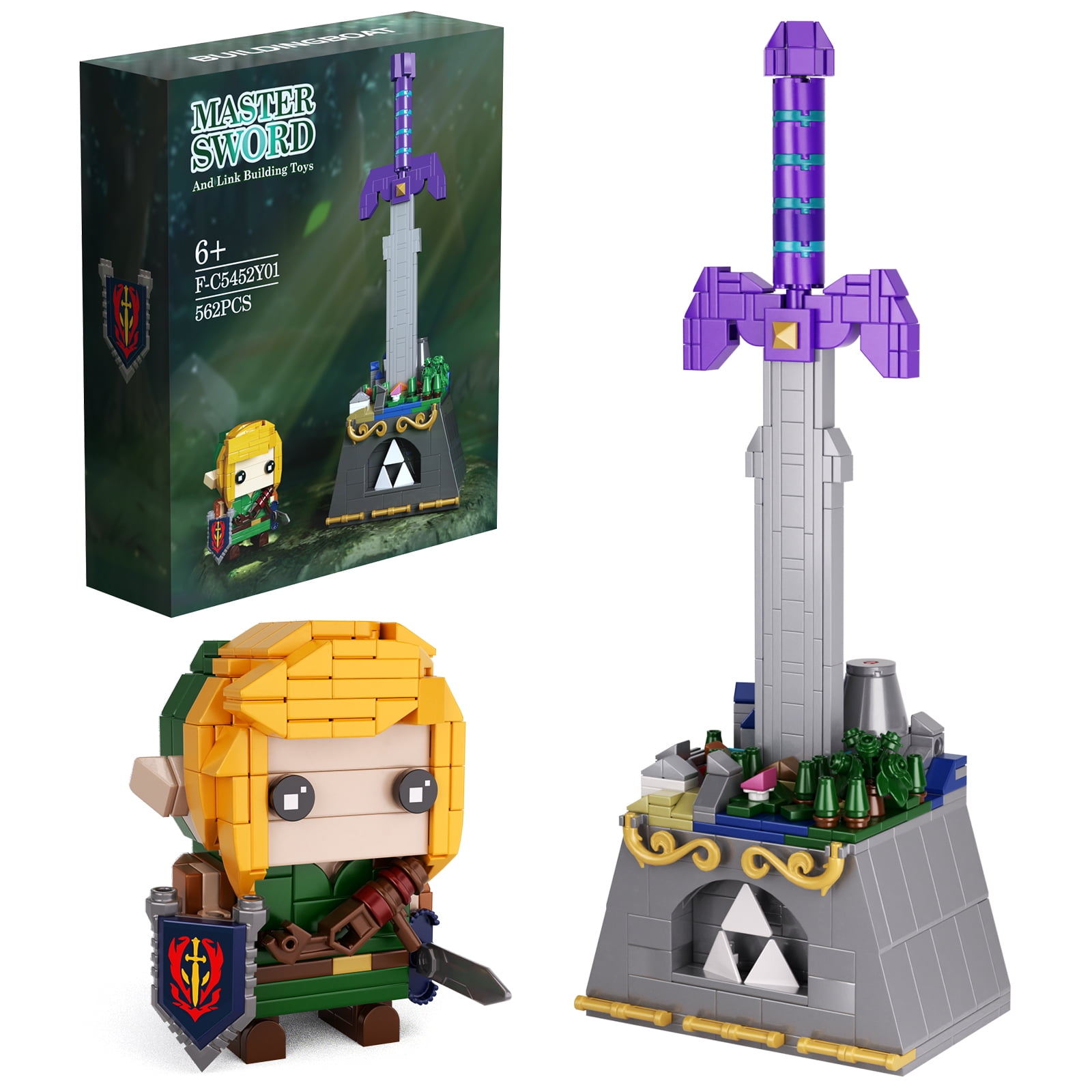 Master Sword Building Kit with Link Action Figures Building Set Hyrule ...