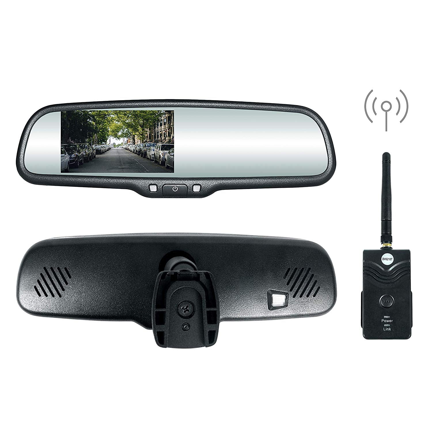 Master Tailgaters OEM Rear View Mirror with 4.3" LCD Screen & Wireless ...