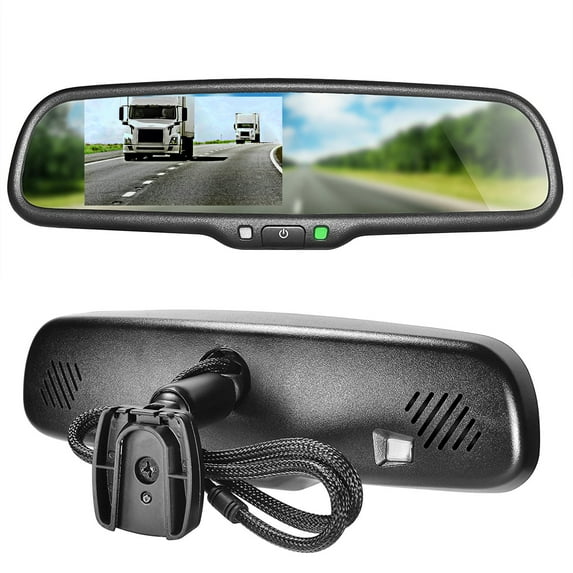 Master Tailgaters 4.3" Auto Adjusting LCD Rear View Mirror, Universal ...