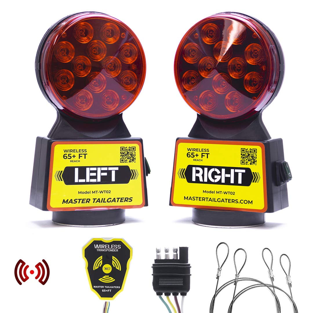 Master Tailgaters Wireless Trailer IFF17 Tow Lights | Multi Functional ...