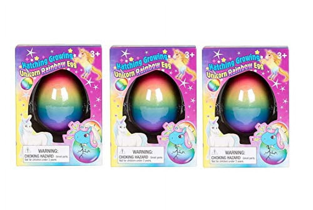 Master Toys & Novelties Surprise Growing Unicorn Hatching Rainbow Egg - Hatch and Grow for ...