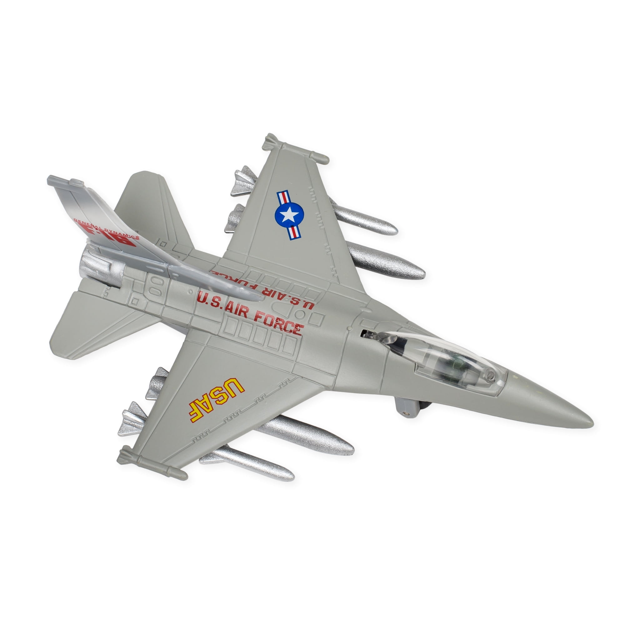 Master Toys & Novelties US Air Force USAF F-16 Falcon 6.5 Inch Replica ...