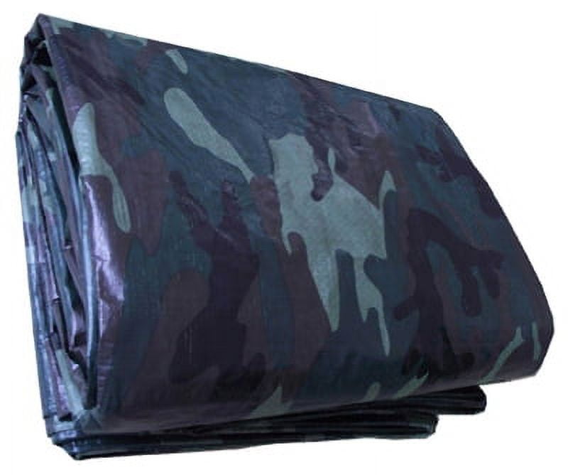 Master Tradesman 8' x 10' Camouflage Polyethylene Storage Tarp Cover 1 ...