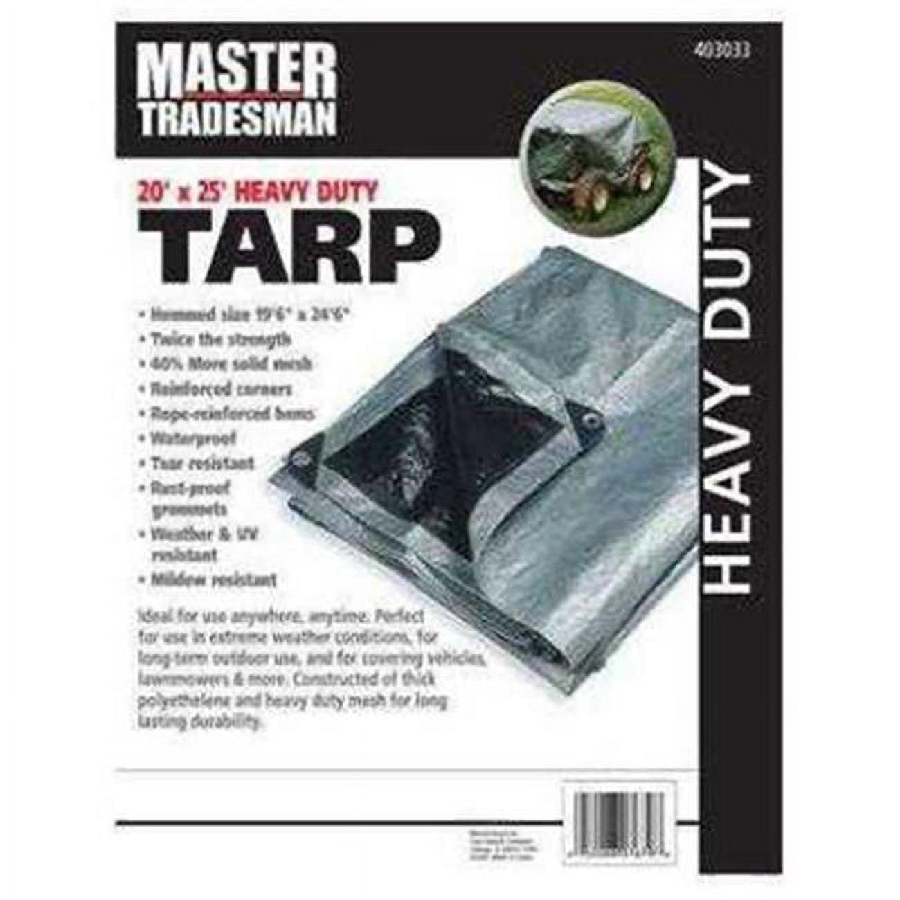 Master Tradesman RD 20 x 25 ft. Heavy Duty Ultimate Polyethylene Tarp ...