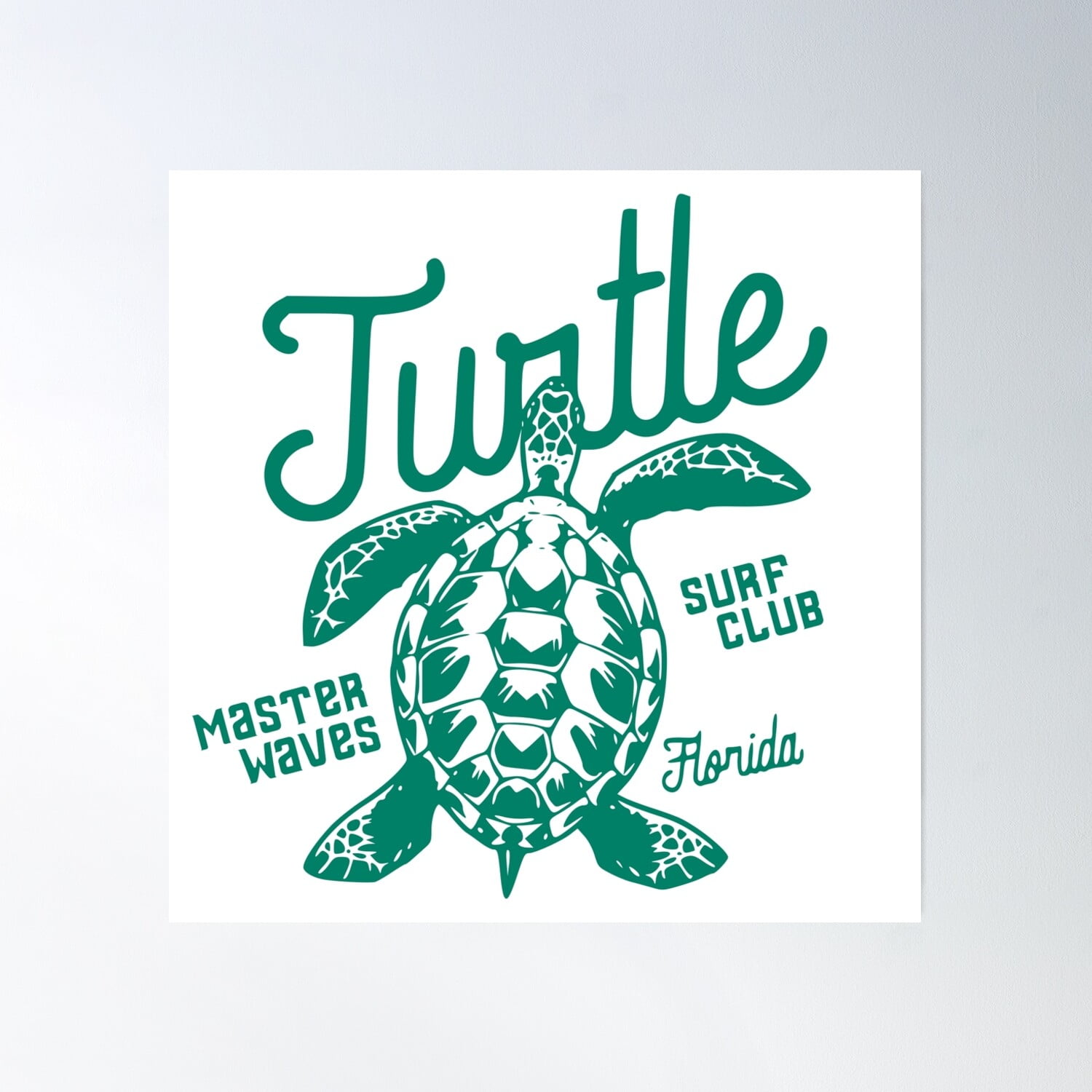 Master Waves - Yacht Club World Poster Wall Art, Modern Wall Decor ...