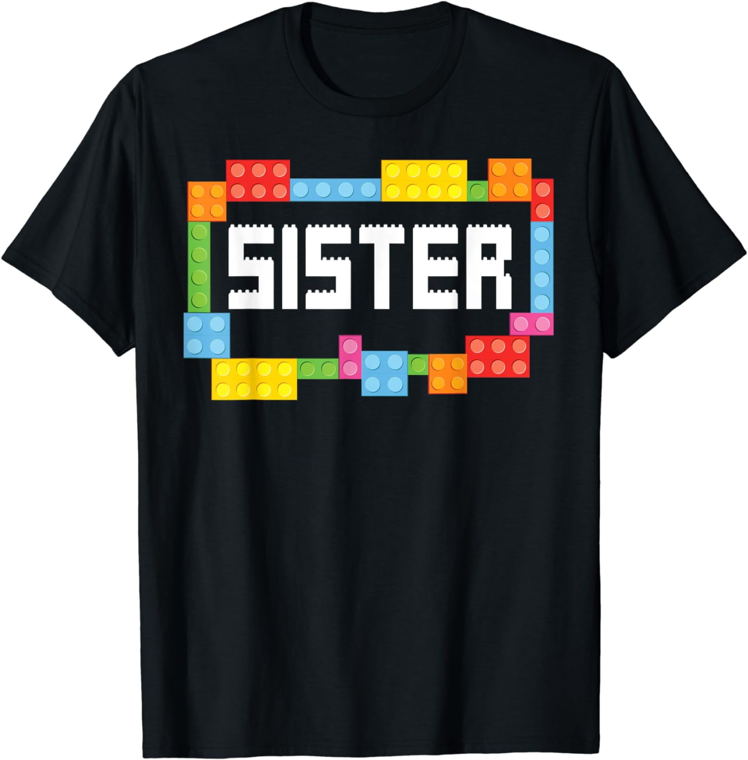 Master builder Sister Bricks Blocks Building Family Set T-Shirt ...