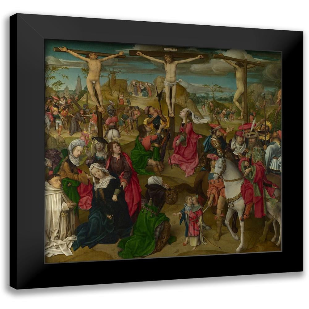 Master of Delft 21x20 Black Modern Framed Museum Art Print Titled - The ...