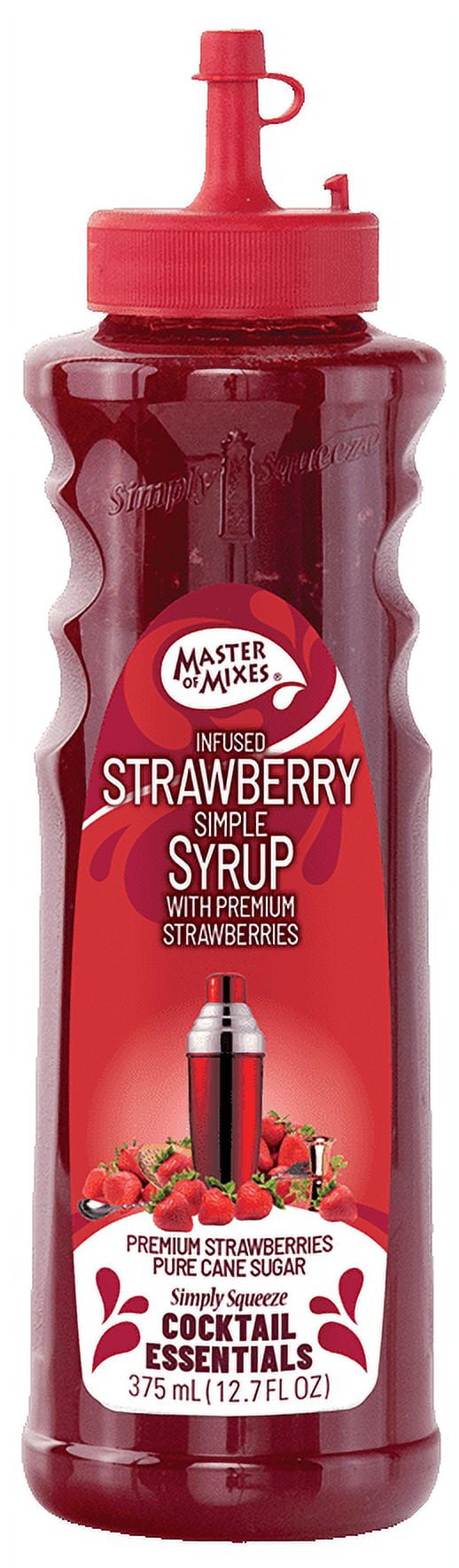 Master of Mixes Cocktail Essentials Infused Strawberry Syrup, 12.7 fl ...