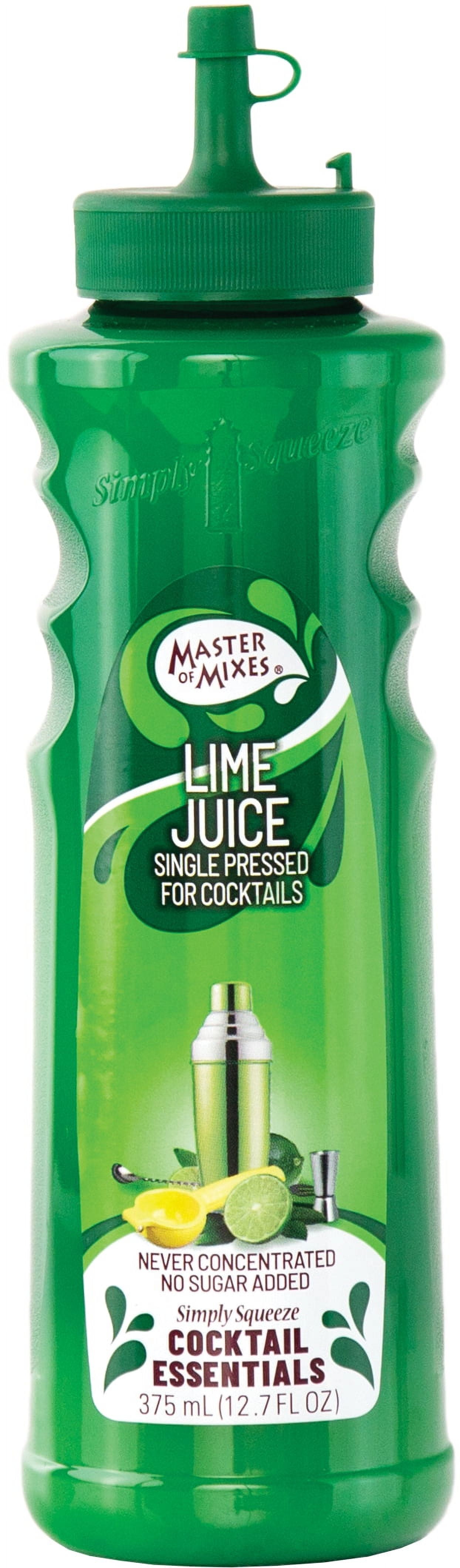 Master of Mixes Cocktail Essentials Single Pressed Lime Juice, 375 ML ...