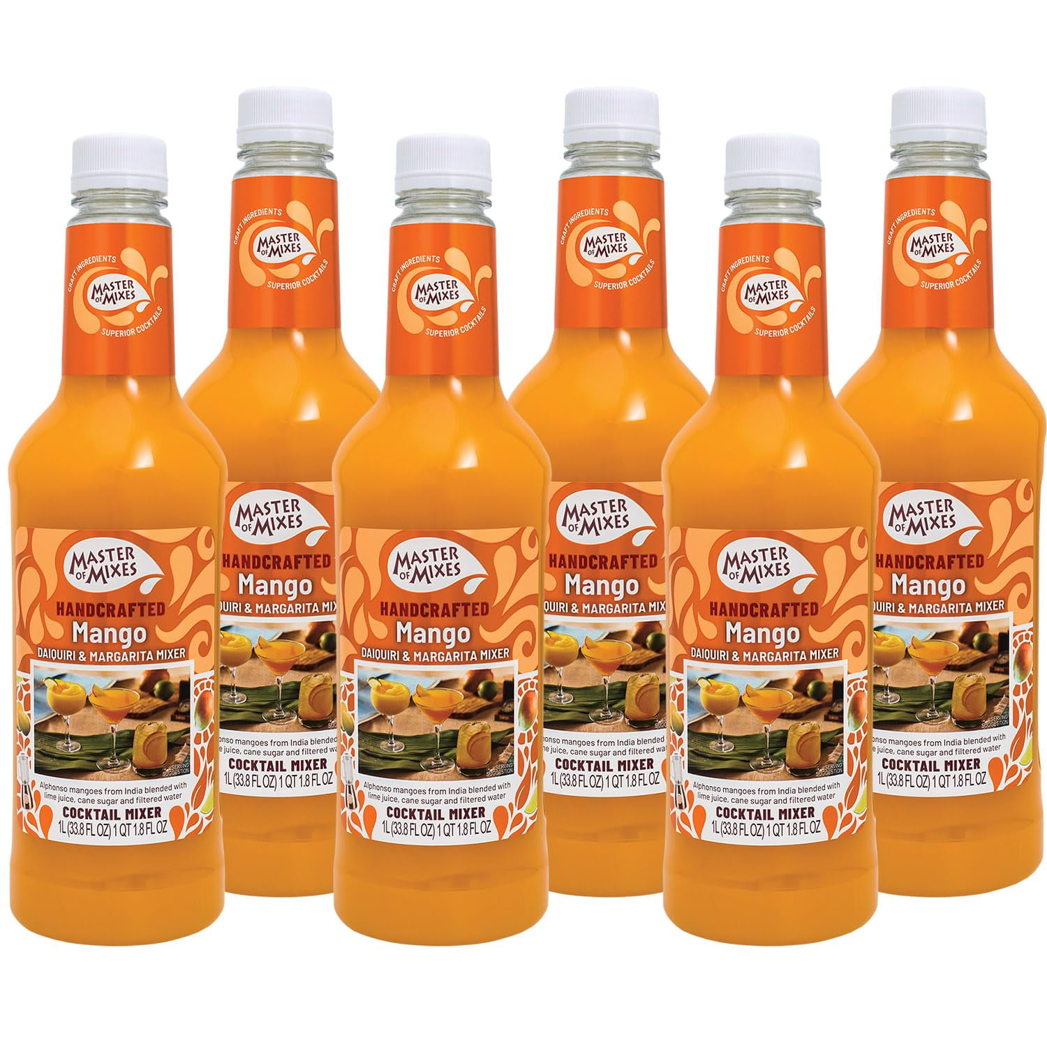 Master of Mixes Mango Daiquiri / Margarita Drink Mix, Ready to Use, 1 ...