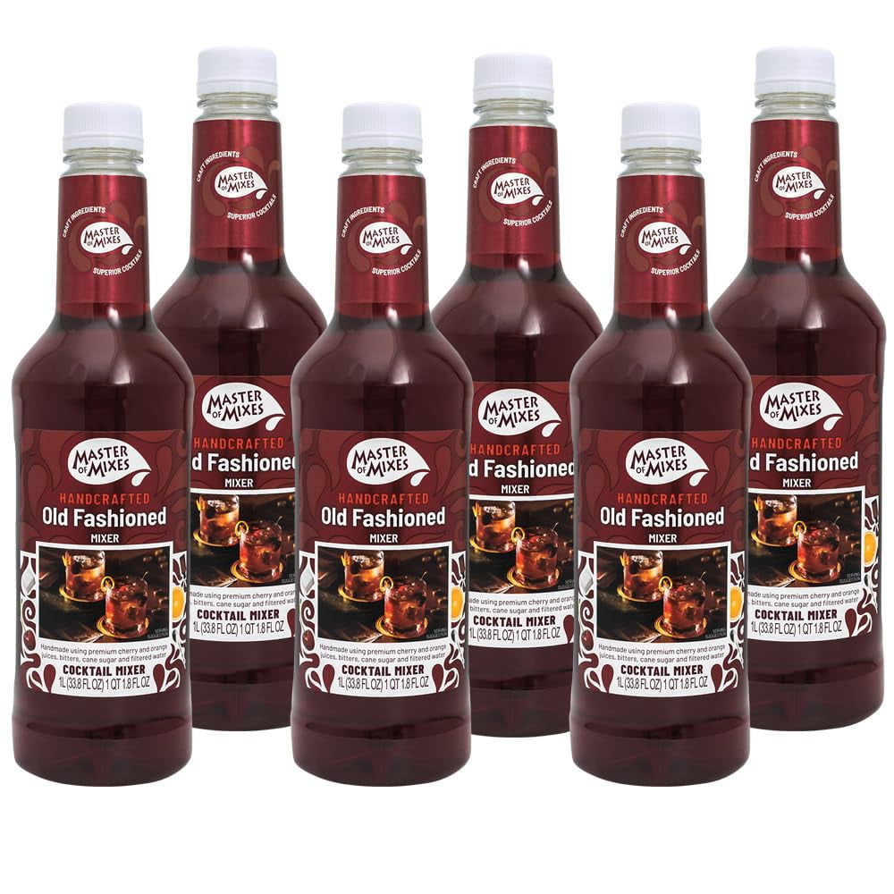 Master of Mixes Old Fashioned Drink Mix, Ready To Use, 1 Liter Bottle ...