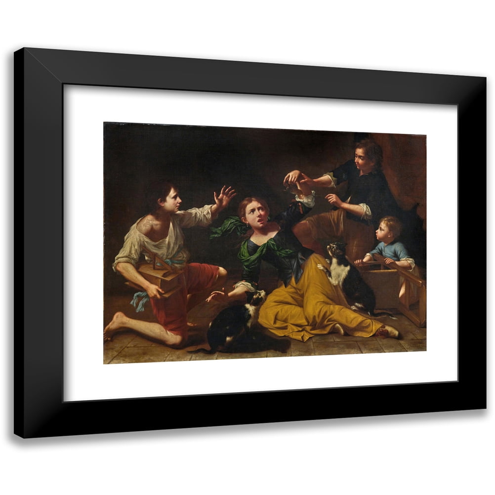 Master of the Armenti 14x11 Black Modern Framed Museum Art Print Titled ...