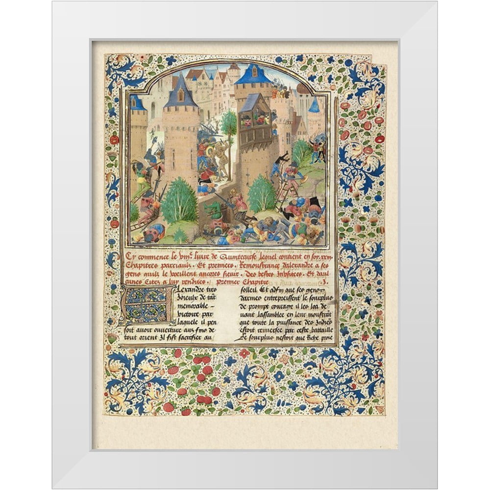 Master of the Jarden de Vertueuse Consolation 12x14 White Modern Wood ...