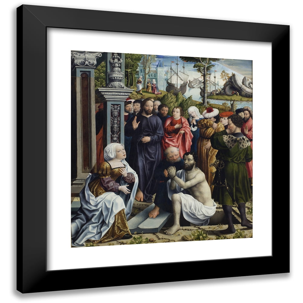 Master of the Legend of the Magdalen 15x16 Black Modern Framed Museum Art Print Titled - The ...