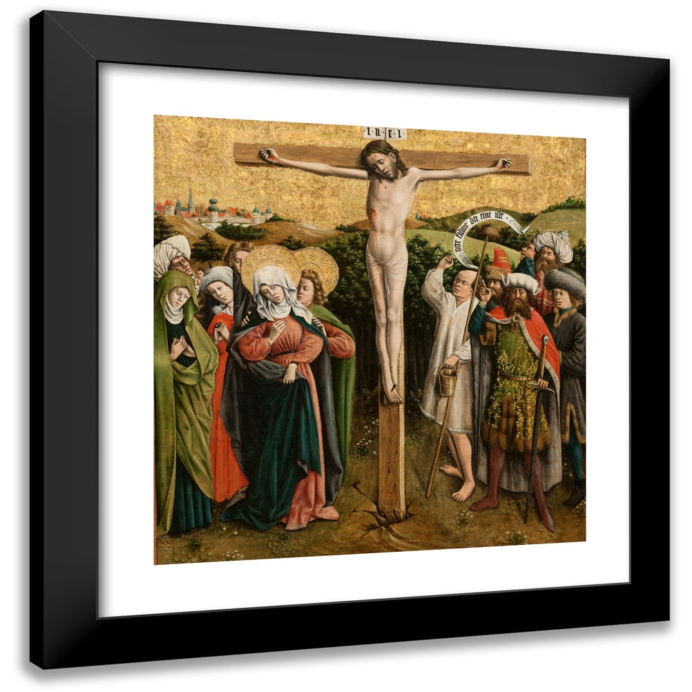 Master of the Schlägl Altarpiece 12x12 Black Modern Framed Museum Art ...