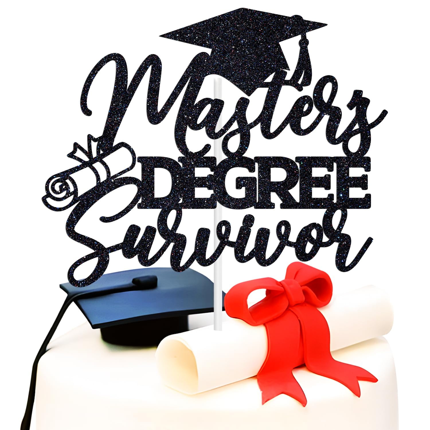 Master's Degree Survivor Cake Topper,Congrats Master, BSL1 Mastered It ...
