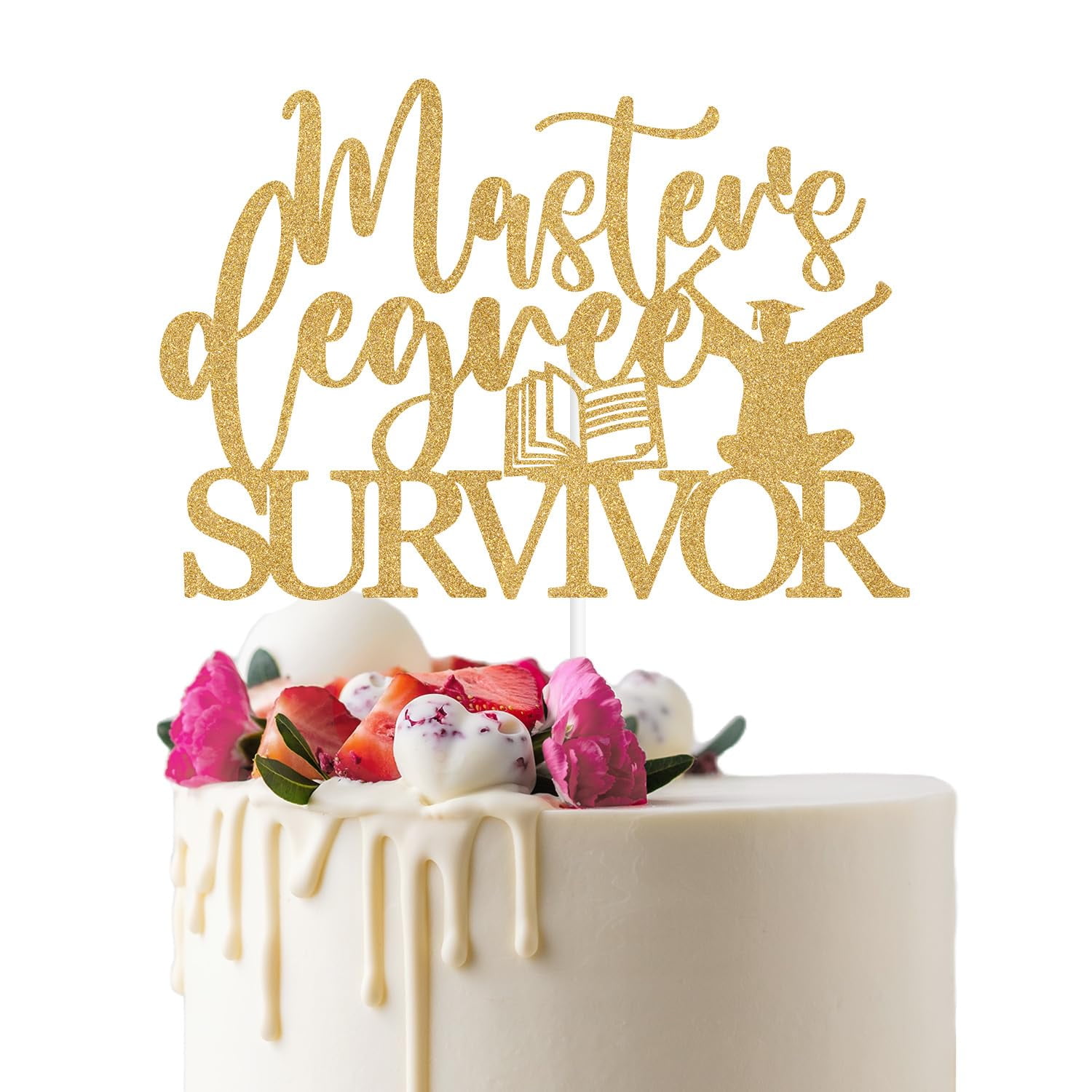 Master's Degree Survivor Cake Topper, Happy Master H2FSDDegree ...
