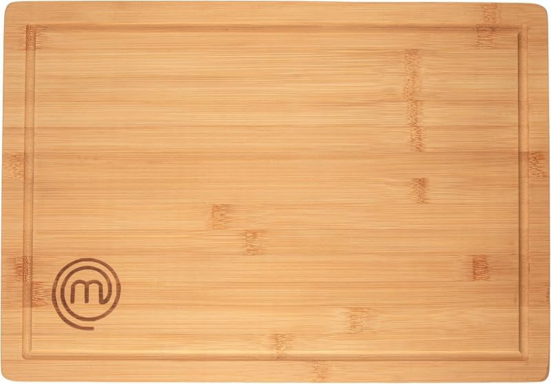 MasterChef Bamboo Cutting Boards for Kitchen, Wooden Cutting Board Set ...