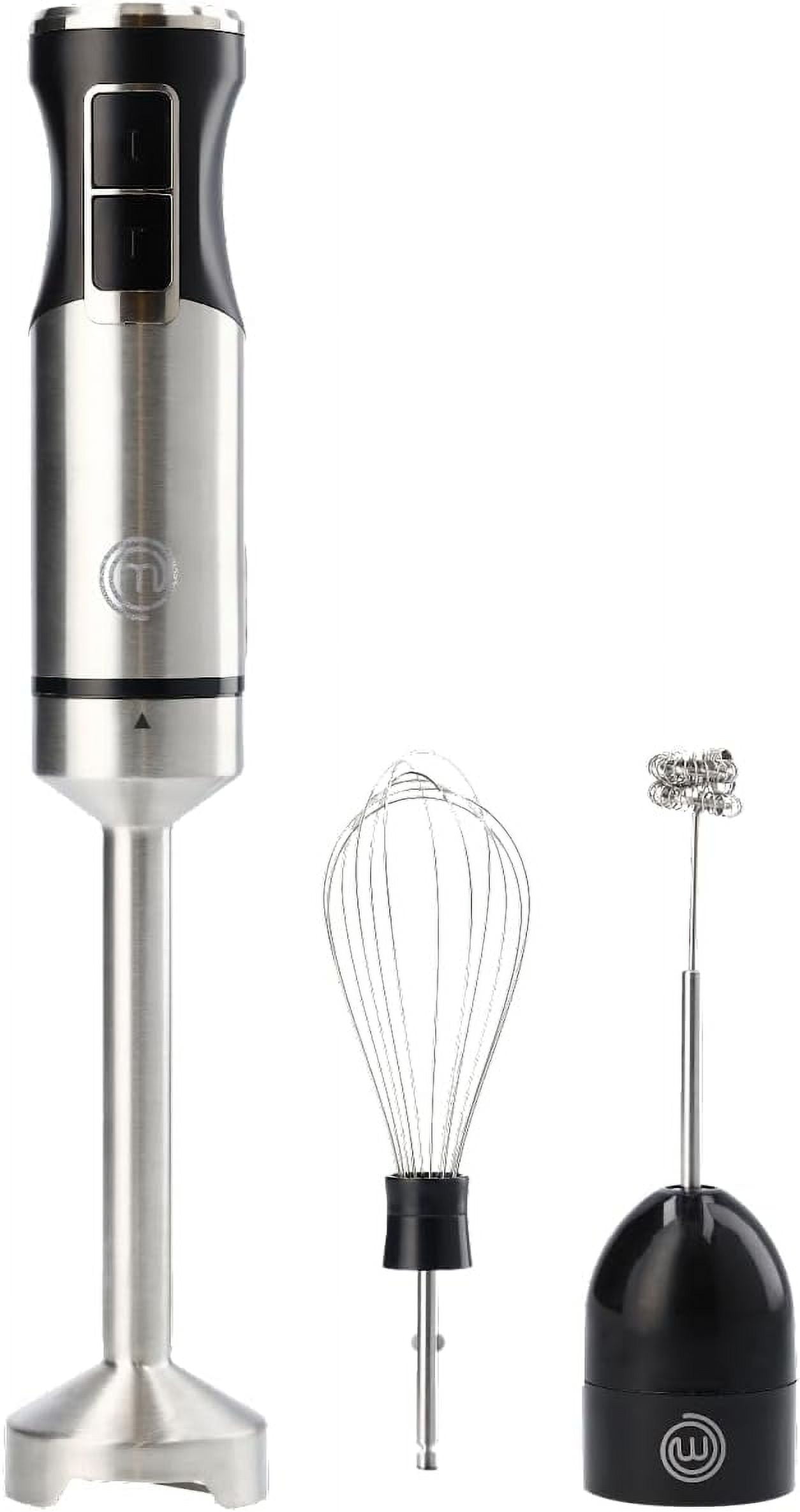 MasterChef Immersion Blender Handheld with Electric Whisk & Milk ...