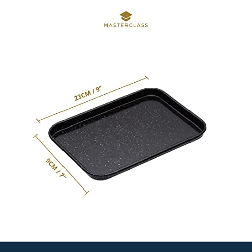 MasterClass Small Baking Tray, Scratch Resistant Vitreous Enamel and ...