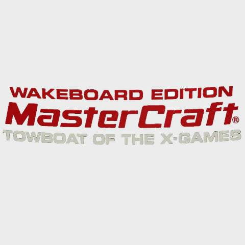 MasterCraft Boat Decal 758190 | X-Games Towboat Wakeboard Sticker ...