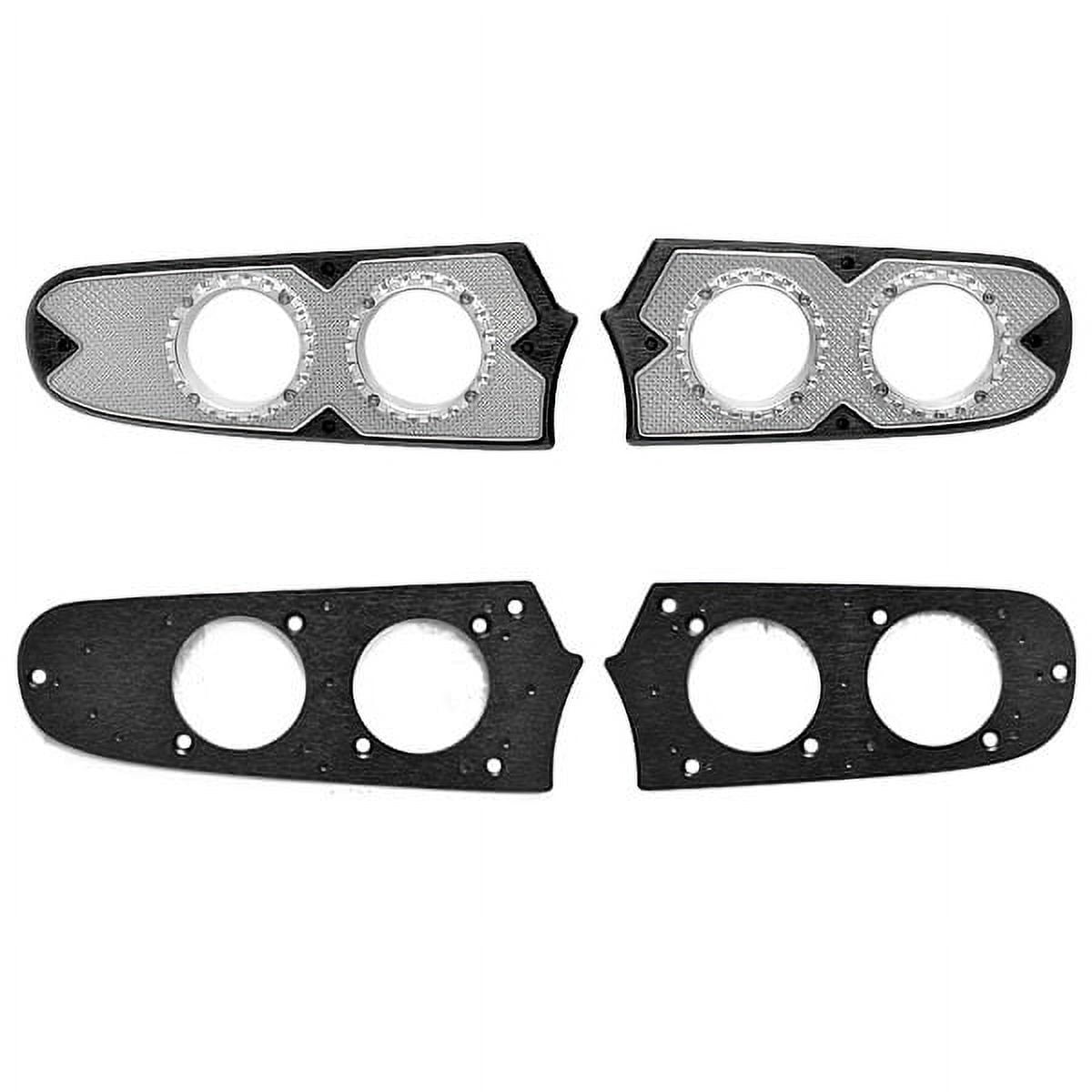 MasterCraft Boat Blank Gauge Panels | X-Series 2010 Aluminum (Kit ...
