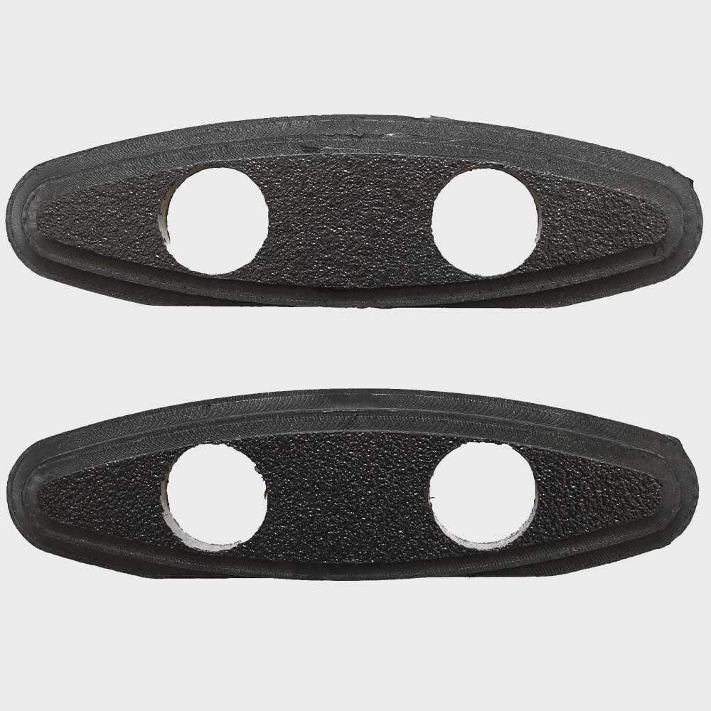 MasterCraft Boat Bow Rail Brackets 520068A | Black (Set of 2) - Walmart.com