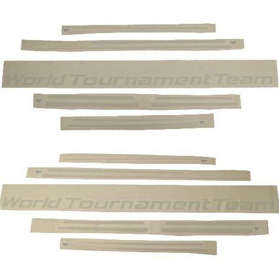 MasterCraft Boat Decal Kit 751911 | World Tournament Team White (10PC ...